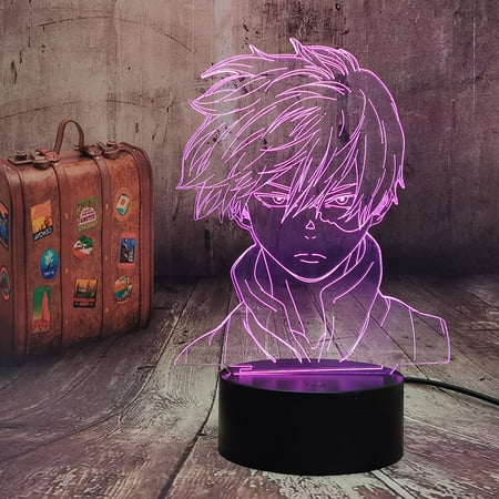 Shoto Todoroki Deku Night Light Katsuki Bakugo 3D Anime Led Children ...