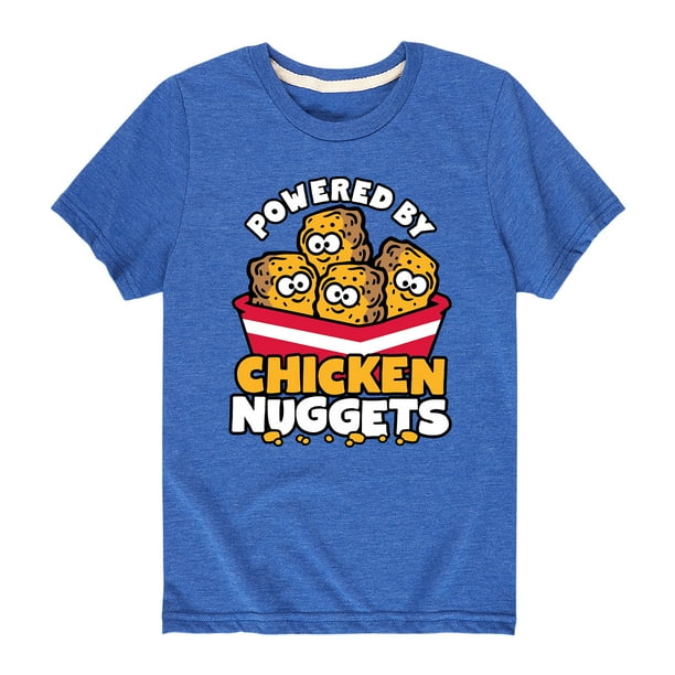 Instant Message - Powered By Chicken Nuggets - Toddler And Youth Short Sleeve Graphic T-Shirt ...