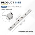 100mm MGN12 Linear Sliding Rail Guide, Bearing Steel Miniature Linear ...