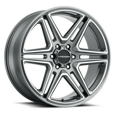 Vision Off-Road Turbine 20x9 6x135 18et Gunmetal Machined Face Wheel ...