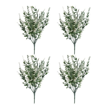 keepw 4x Low Maintenance Fake Flowers For Elegant Decoration Realistic ...