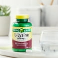 Spring Valley L-Lysine Amino Acid Supplements, 1000 mg, 100 Count ...