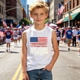 Boys Girls 4th of July Tank Tops Patriotic Flag Shirt Sleeveless ...