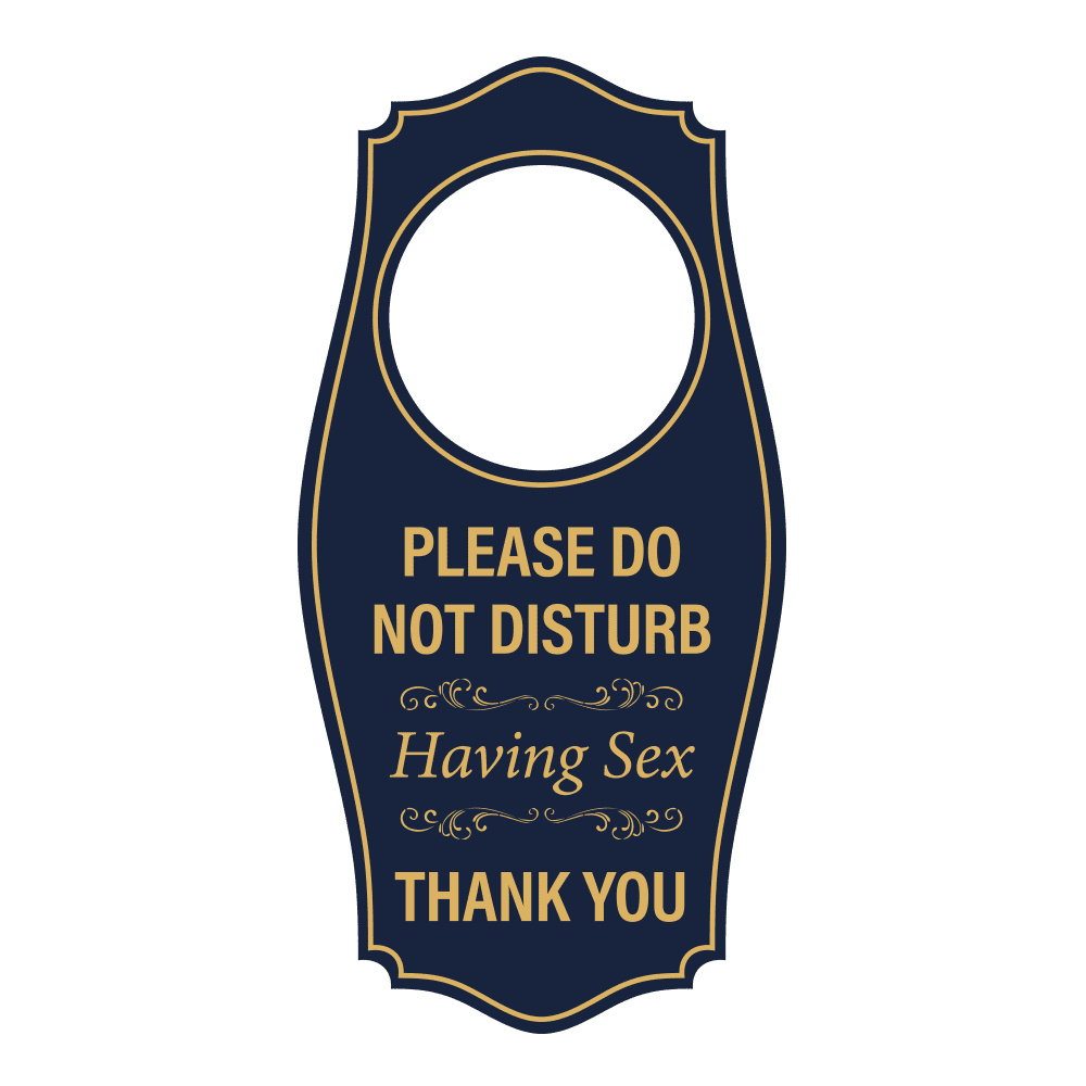 Signs Bylita Please Do Not Disturb Having Sex Thank You Door Hanger