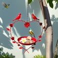 Darzheoy Hanging Bird Feeder, Decorative Outdoor Garden Decor for ...