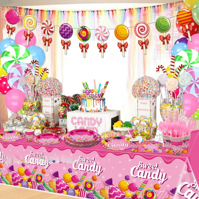Candyland Theme Party Pinatas
