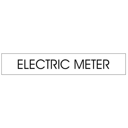 ELECTRIC METER SIGN (WHITE) - Walmart.com