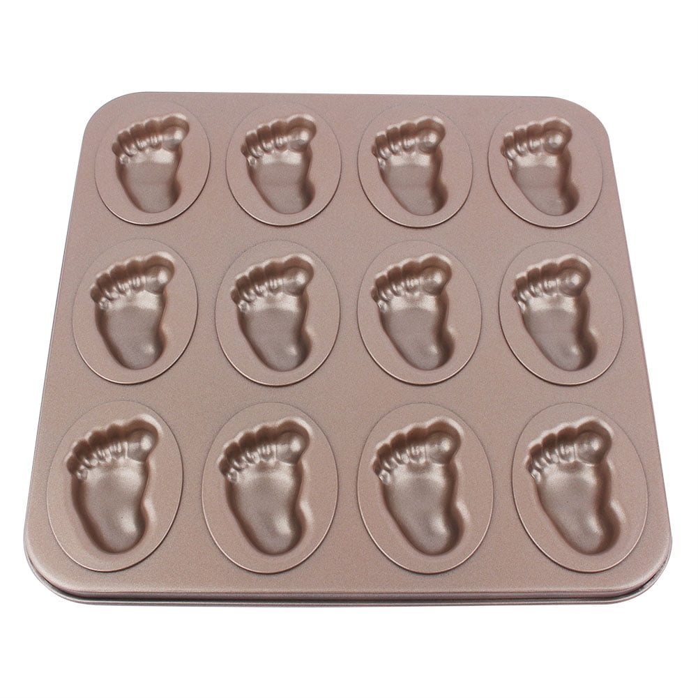 Molde para pasteles, molde para hornear con forma de pie lindo, 12 ...
