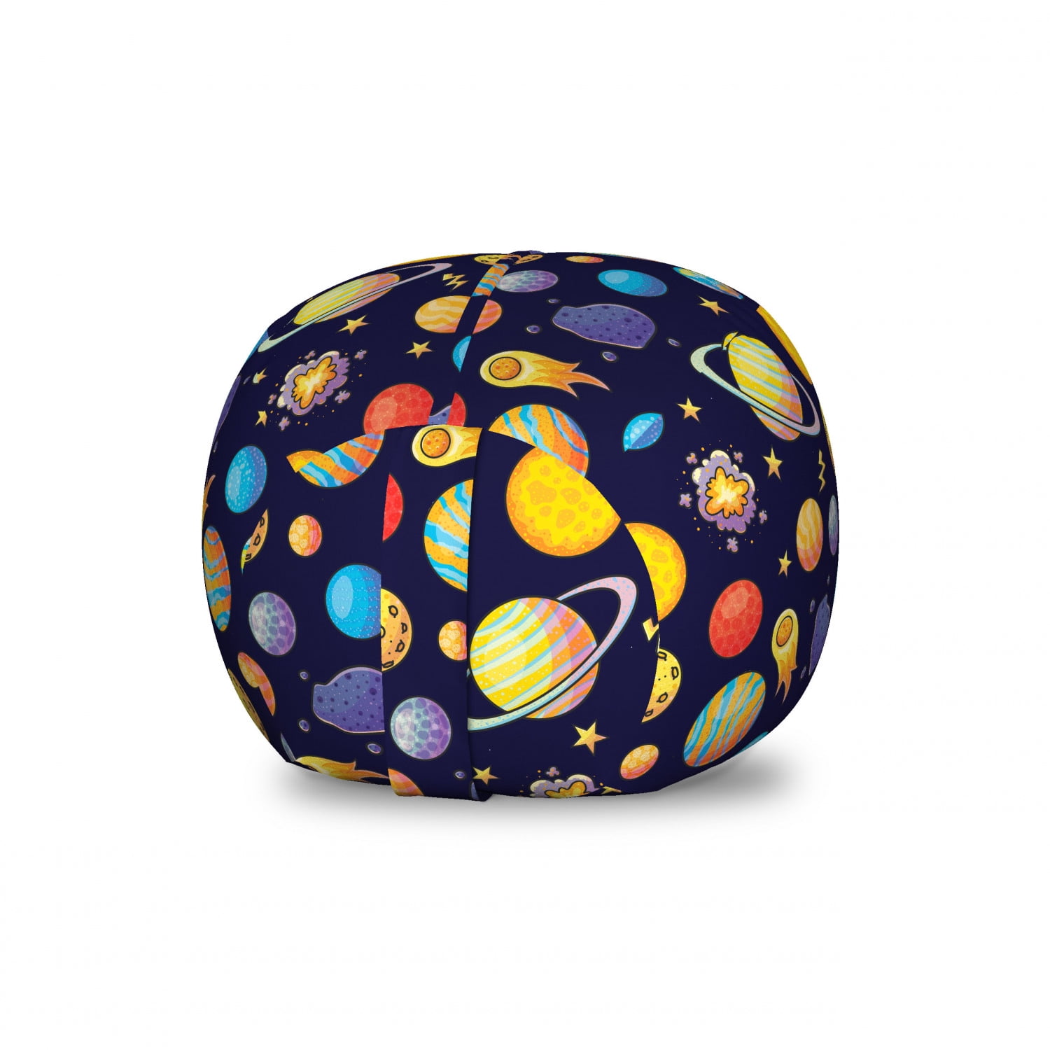 Cosmos Storage Toy Bag Chair, Outer Space Planets Constellation Stars ...