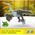 Imaginext Jurassic World Dominion Quetzal Dinosaur Toy with Soaring ...