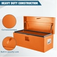 BouPower 30 Inch Steel Truck Bed Tool Box, Waterproof Weatherproof ...
