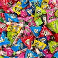 Laffy Taffy Sparkle Cherry, Watermelon & Grape Soft Candy Variety Pack ...