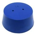 10PK Neoprene Stoppers, 2 Holes - ASTM - Size #14 - 75mm Bottom, 90mm ...