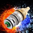 CEORPER Brass Ceramic Stem Ceramic Disc Cartridge Replacement for ...