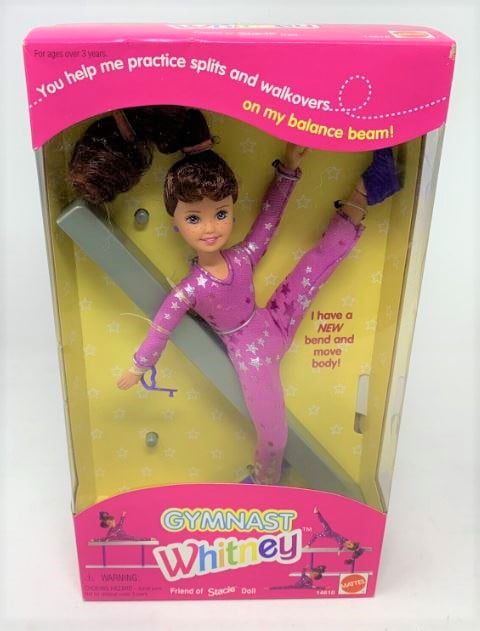 Barbie Gymnast Whitney Friend of Stacie Doll 1995 Mattel 14610 ...