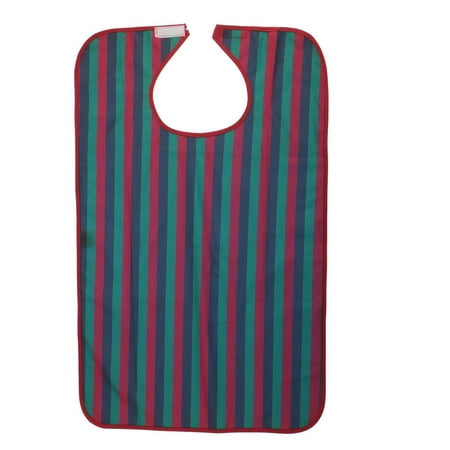 Reusable Eating Bib Dining Clothing for Elderly Patient - Red, 75x45cm ...