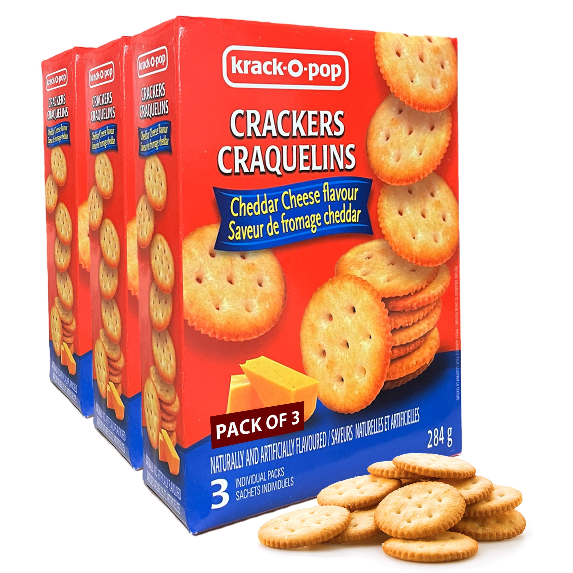 Krack O Pop Premium Snacks - 284G (Case Pack of 3) Individually Wrapped ...