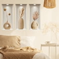 3 Pcs Set Wall Stickers Vase 3D Art Mural Removable Decals Vinyl Peel ...