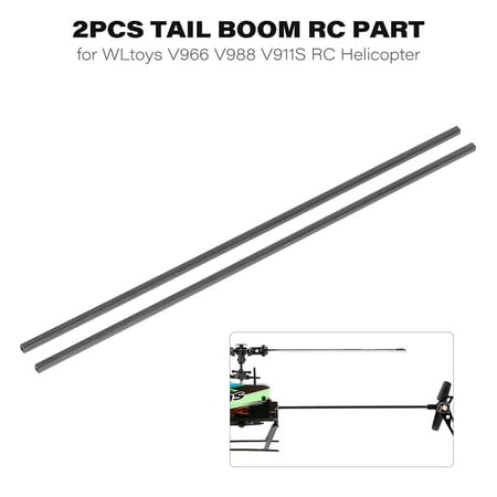 2PCS Tail Boom RC Helicopter Part for WLtoys V966 V988 V911S RC ...