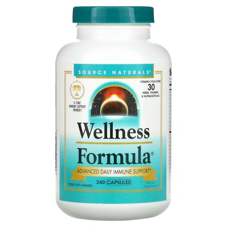 Source Naturals Wellness Formula, Herbal Health Supplements, Immune ...