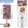 BZSMCE Leopard Mushroom Pattern Printed 3 Color Touch Control Table ...