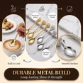 ABPETE Elegant Swan,Design Coffee Spoon Set,Decorative Stirring Spoons ...