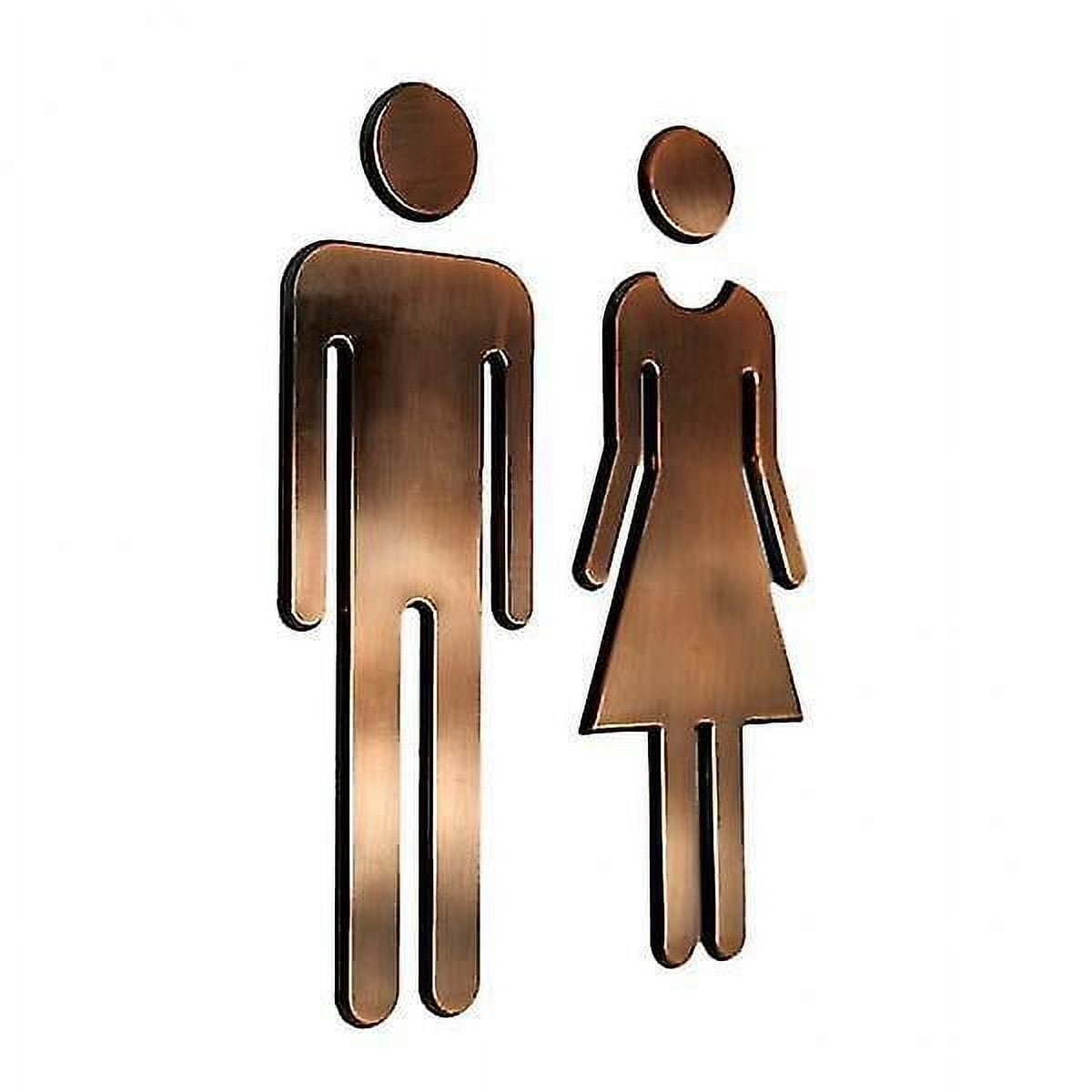 20X Calcomanías Para Inodoros Para Hombre Y Mujer Letreros Para ...