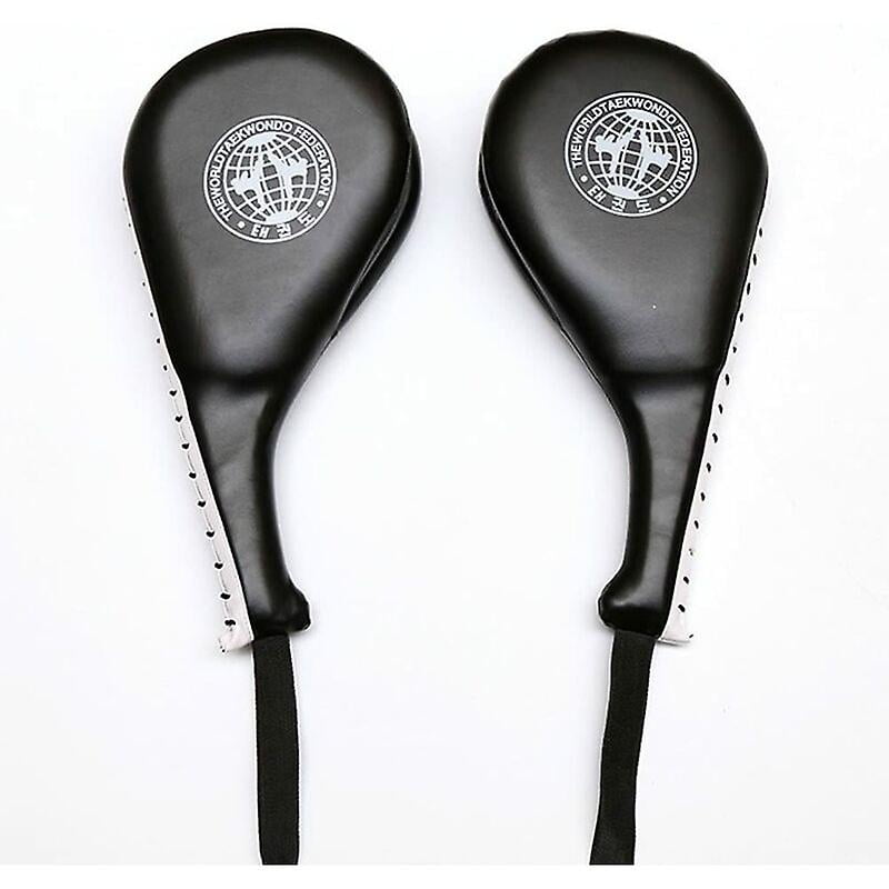Click here for Geecy Pair Of Taekwondo Double Paddles Leather Kic... prices