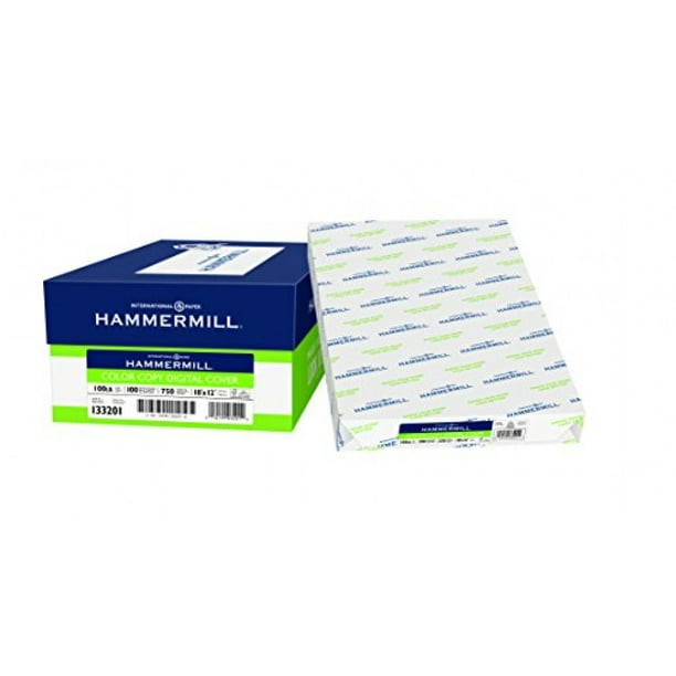 Hammermill Paper, Color Copy Digital Cover, 100lb, 18 x 12, 100 Bright ...