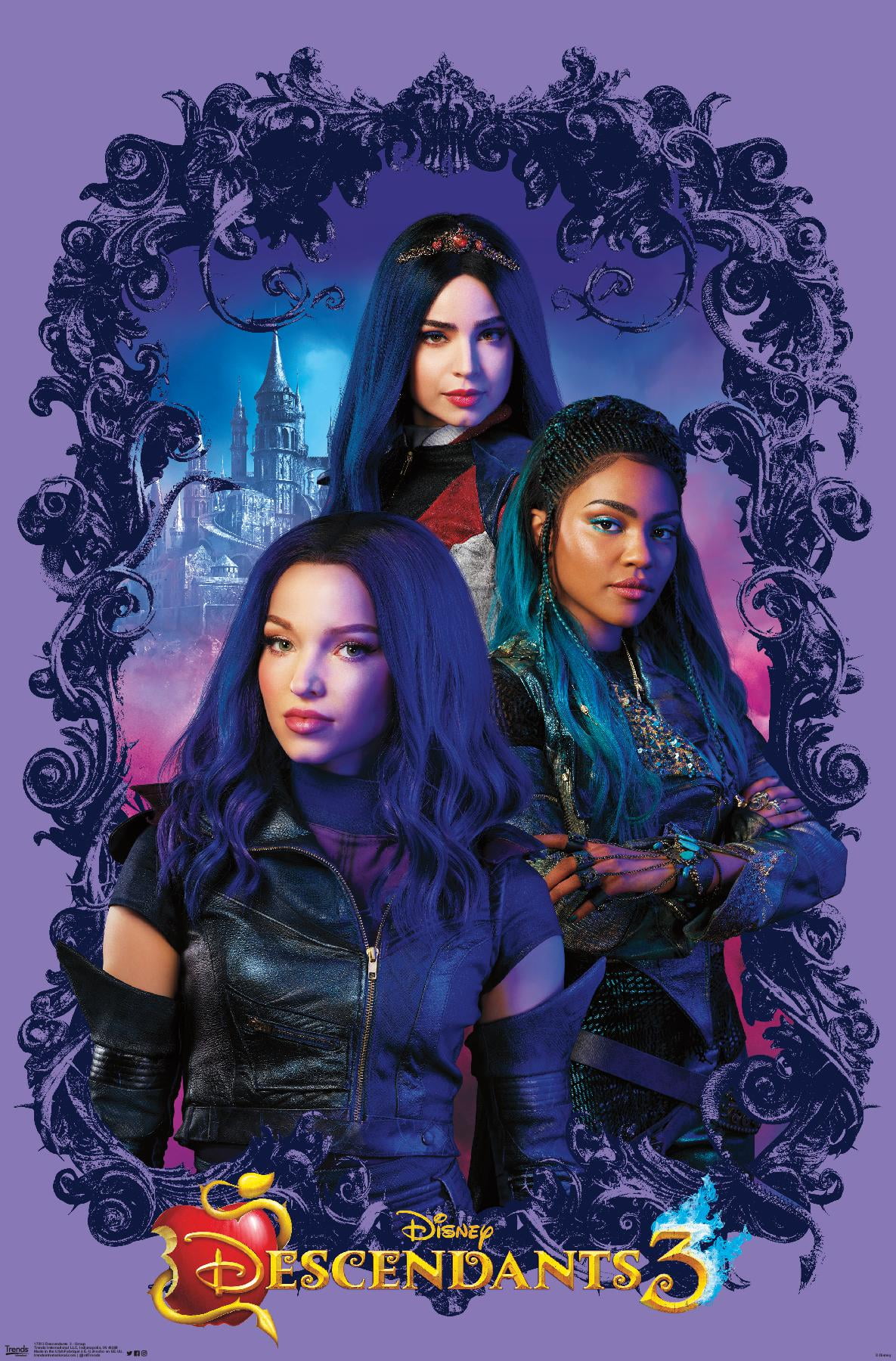 Disney Descendants 3 - Group Wall Poster, 14.725" x 22.375" - Walmart.com