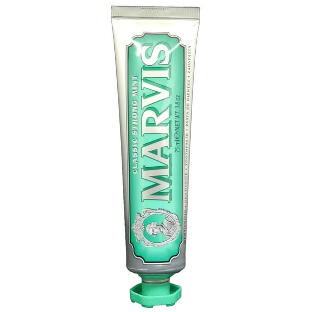 Marvis Classic Strong Mint Toothpaste, 3.8 oz - Walmart.com