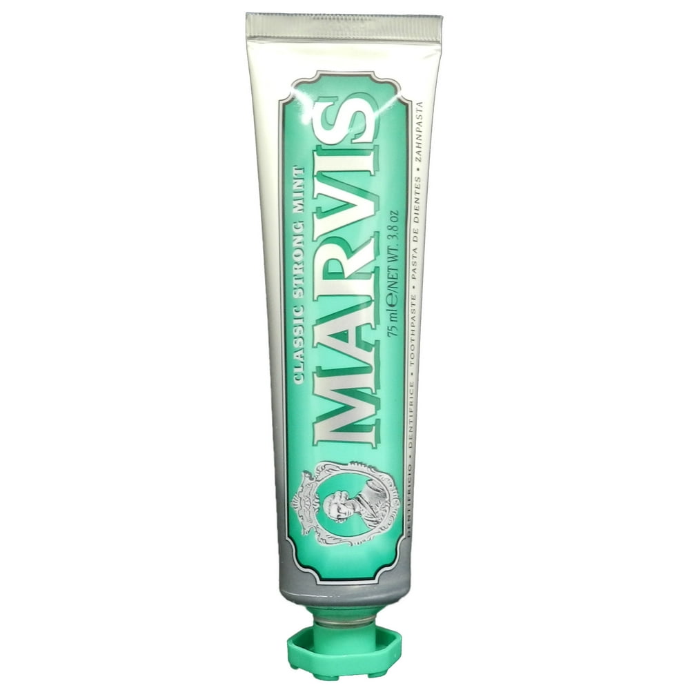 Marvis - Marvis Classic Strong Mint Toothpaste, 3.8 oz - Walmart.com ...