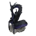 Earth Elemental Purple Moonlight Spider Arachnafaria Dragon On Crystals ...