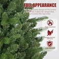 7ft Skinny Christmas Tree for Small Spaces, Unlit Slim Artificial Xmas ...