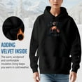 Women's Long Sleeve Hoodie Pullover Sweatshirt with Bear Silhouette ...