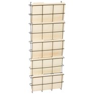 Metal Hanging File Folder Holder Organizer, Wall Rack for Office and ...