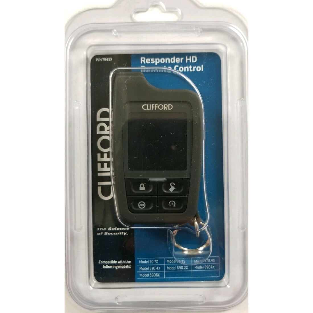 Clifford 7945X 1 Mile Range 2-Way Responder HD Color Remote Control ...