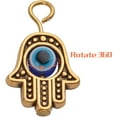 40pcs Antique Hamsa Hand Evil Eye Charms Hand of Fatima Pendants ...