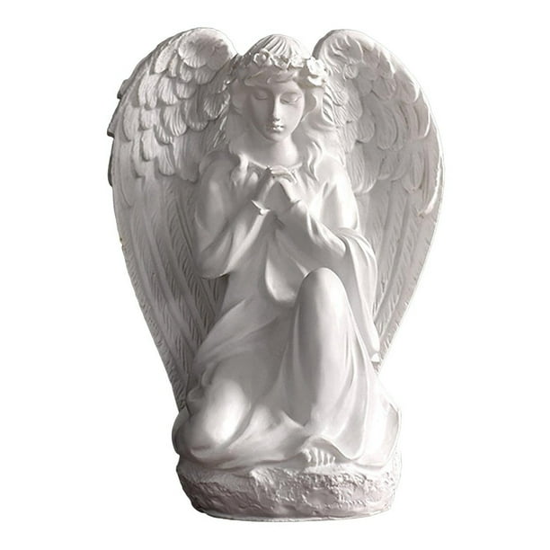 Angel Statue Shelf Living Room Bedroom Decor Figurines Praying Adorable ...