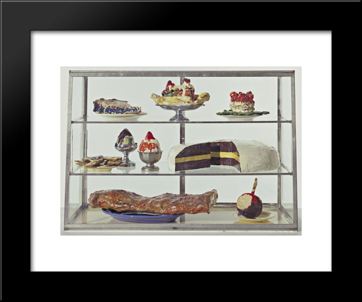 Pastry Case, I 20x24 Framed Art Print by Oldenburg, Claes - Walmart.com