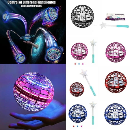 Pro Flying Ball Space Orb Magic Mini Drone Ufo Boomerang Boy Kids Toy ...