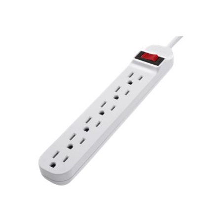 Belkin PowerStrip - Power strip - output connectors: 6 - 5 ft cord ...