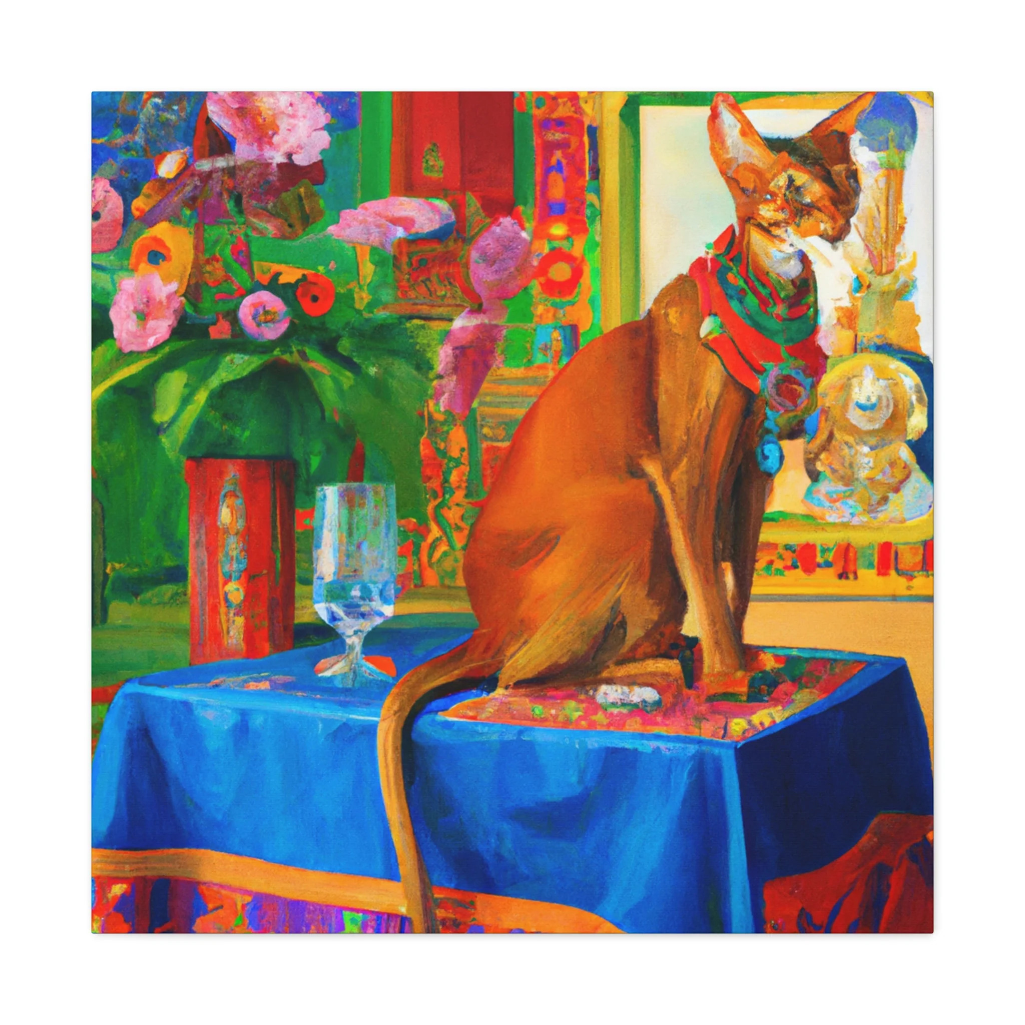 Royal Abyssinian Splendor - Canvas - Walmart.com