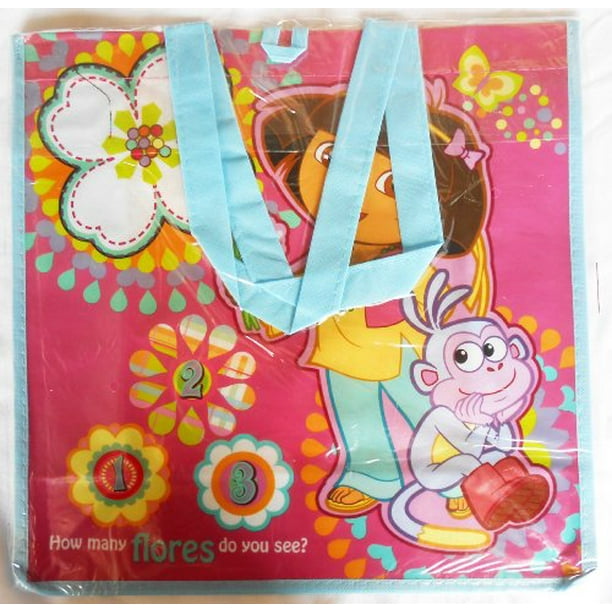Dora the Explorer Tote Bag - Nick Jr Dora & Boots Grocery Bag - Walmart.com