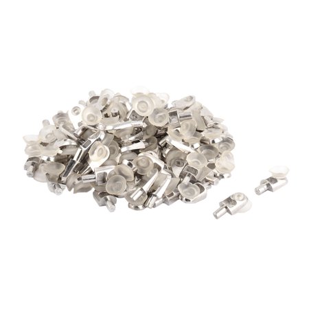 Furniture Cabinet Rubber Suction Cup Glass Shelf Support Pin Dia 5mm ...