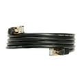 Cat7 Copper Ethernet Cable 6FT Black, 10-Pack S/FTP Shielded 10Gbps 600MHz High-Speed LAN ...