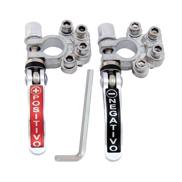 2 Pieces Battery Terminal Connectors Quick Release Terminal Shut-Off ...