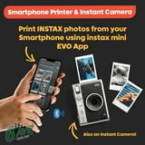Fujifilm Instax Mini EVO Hybrid Instant Film Camera (Brown) (16812534 ...