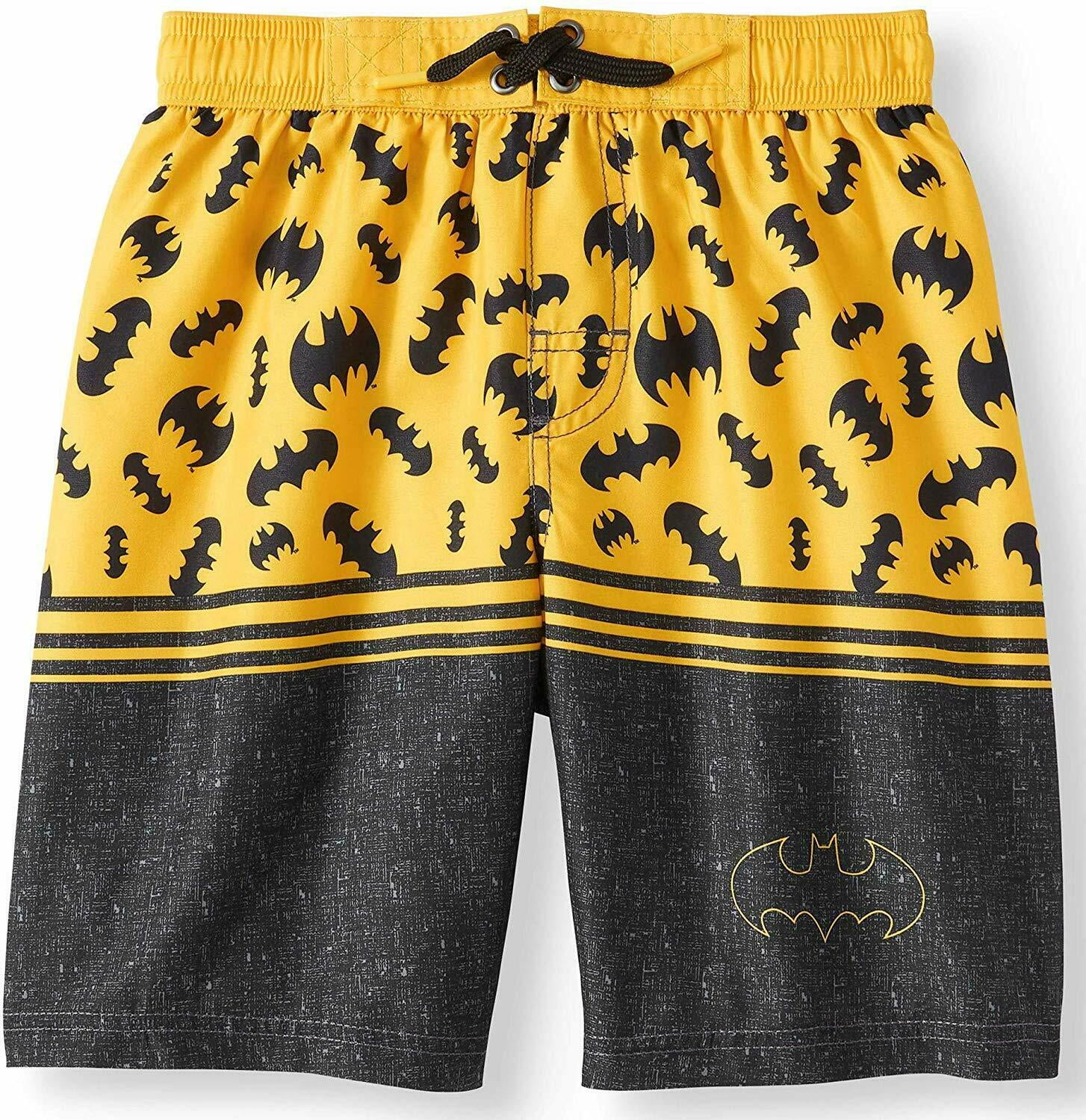 DC Comics Batman Swim Shorts Trunks Boy Size 6/7 - Walmart.com