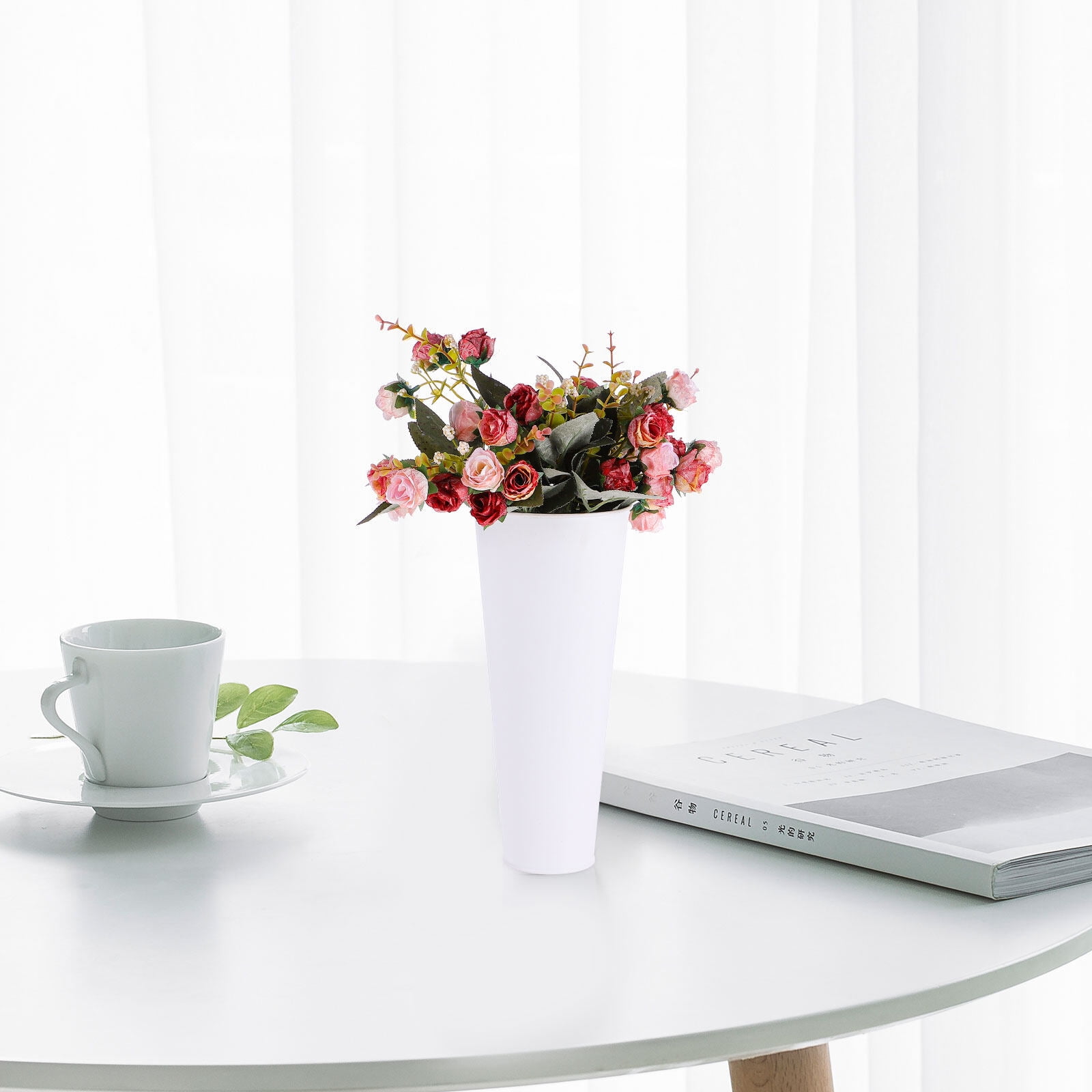 Click here for Oulii Tall Floral Bucket Tin Flower Display Bucket... prices